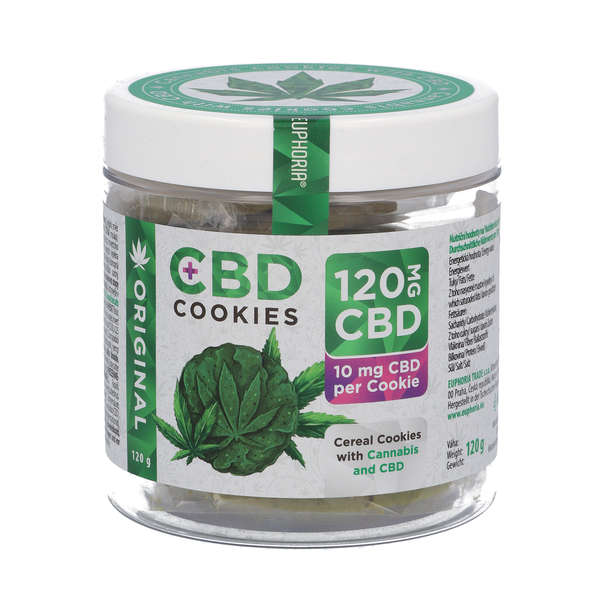 Euphoria CBD Cookies Original - Euphoria.eu your B2B Supplier of CBD ...